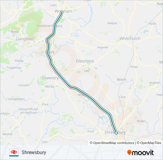 transport for wales Route: Schedules, Stops & Maps - Shrewsbury (Updated)