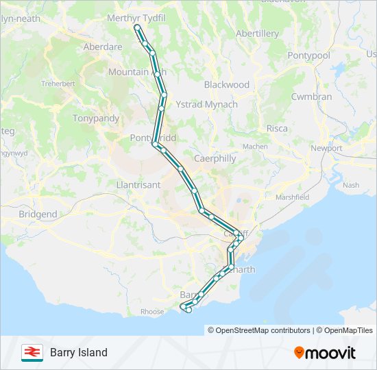transport for wales Route: Schedules, Stops & Maps - Barry Island (Updated)
