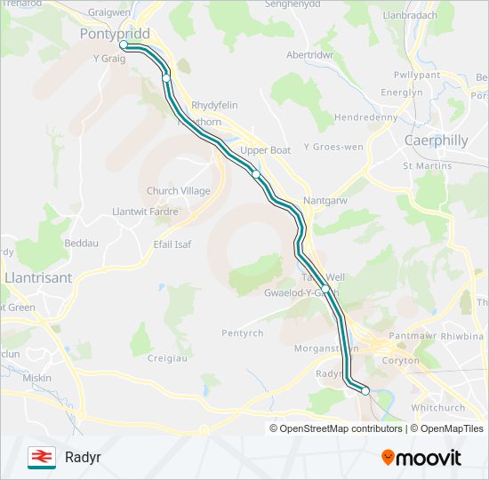 transport for wales Route: Schedules, Stops & Maps - Radyr (Updated)
