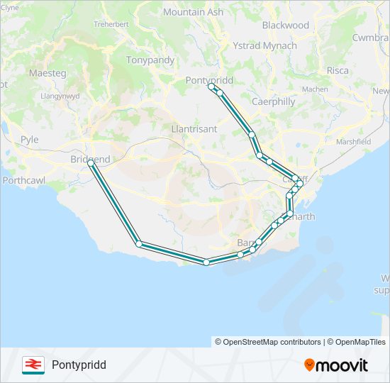 transport for wales Route: Schedules, Stops & Maps - Pontypridd (Updated)