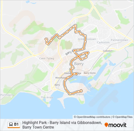 b1 Route: Schedules, Stops & Maps - Highlight Park (Updated)