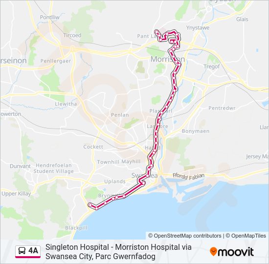 4A Route: Schedules, Stops & Maps - Singleton (Updated)