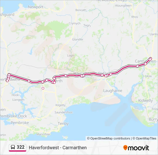 322 Route: Schedules, Stops & Maps - Tanerdy (Updated)