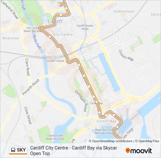 SKY Route: Schedules, Stops & Maps - Cathays Park (Updated)