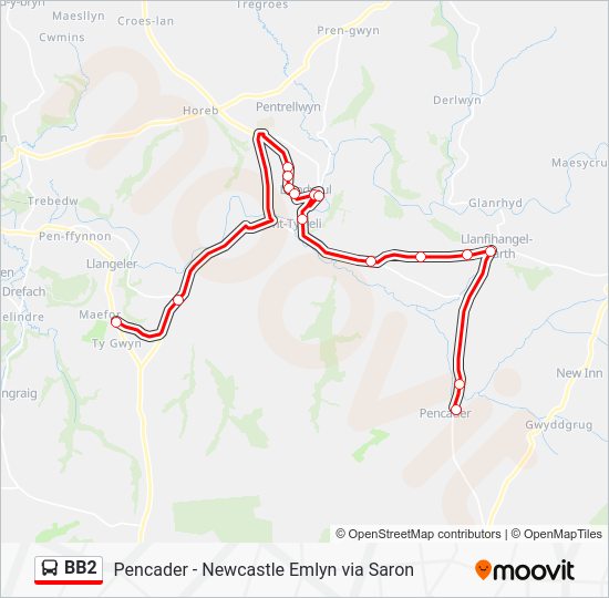 BB2 Route: Schedules, Stops & Maps - Saron (Updated)
