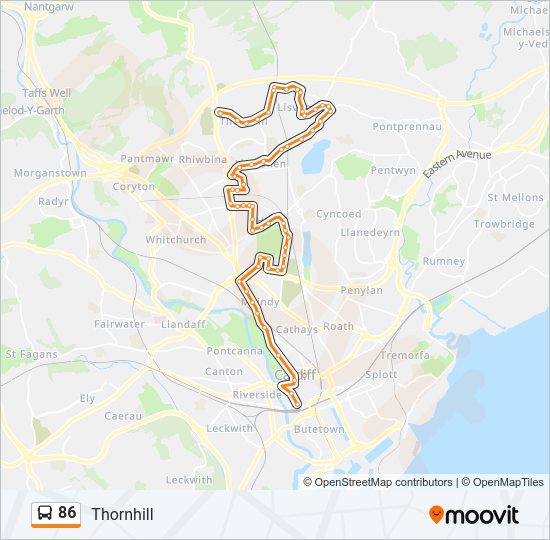 86 Route: Schedules, Stops & Maps - Thornhill (Updated)