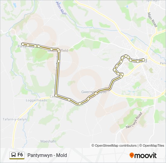 F6 Route: Schedules, Stops & Maps - Mold (Updated)
