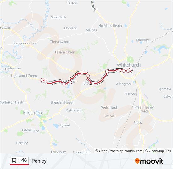 146 Route: Schedules, Stops & Maps - Penley (Updated)