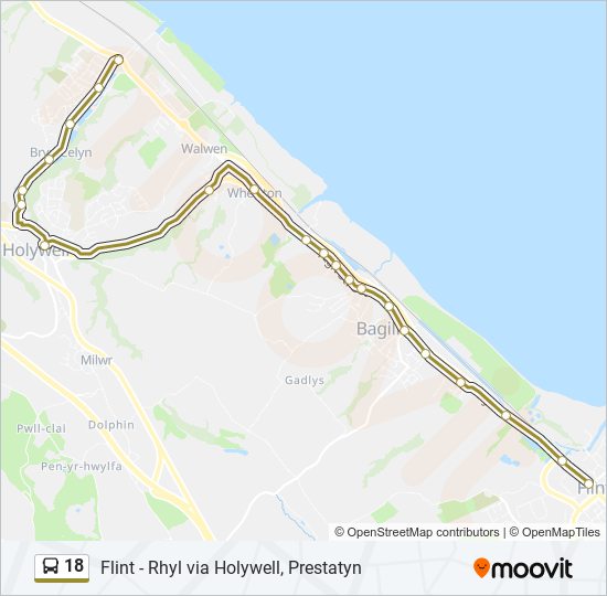18 Route: Schedules, Stops & Maps - Greenfield (Updated)