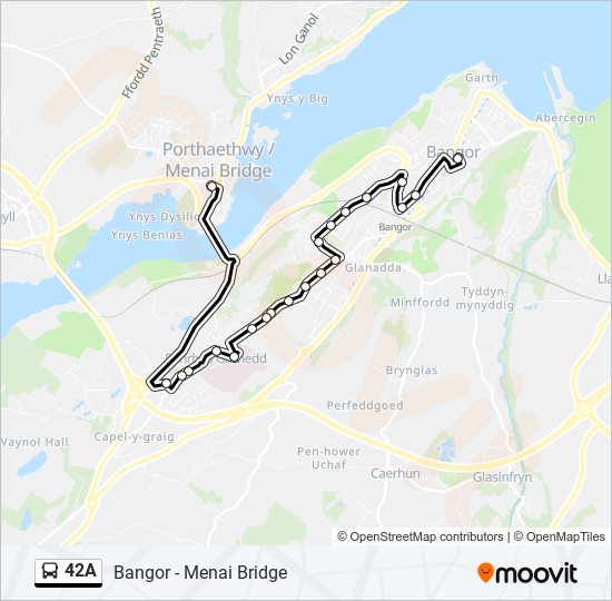 42a Route: Schedules, Stops & Maps - Bangor (Updated)