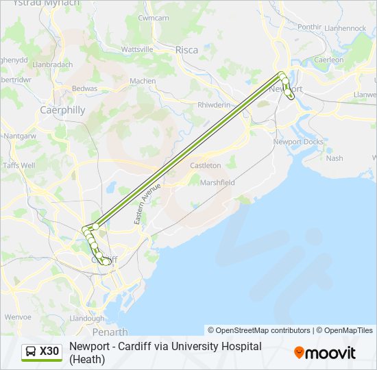 x30 Route: Schedules, Stops & Maps - Newport (Updated)