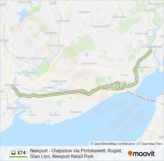x74 Route: Schedules, Stops & Maps - Newport (Updated)