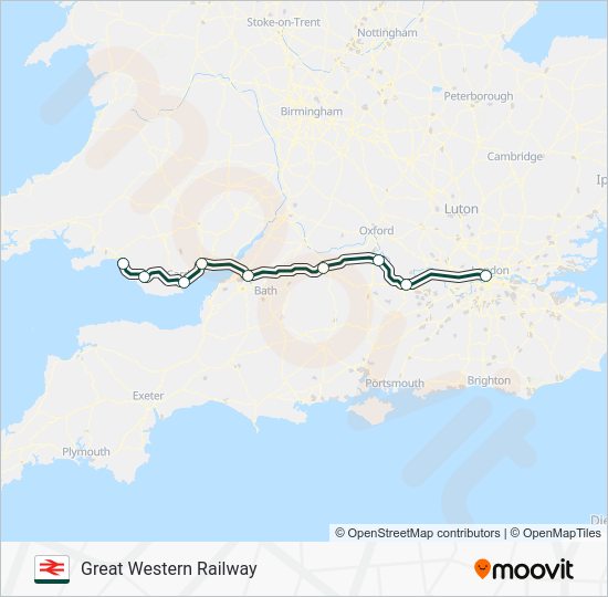 great western railway Route: Schedules, Stops & Maps - Port Talbot ...