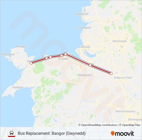 avanti west coast Route: Schedules, Stops & Maps - Bus Replacement ...