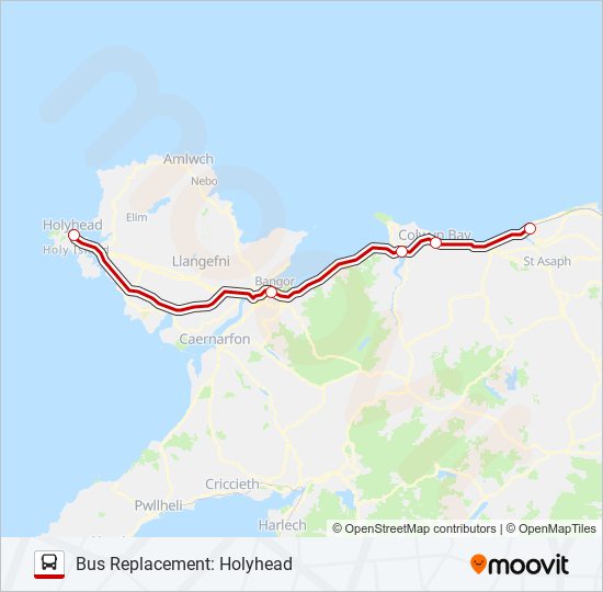 avanti west coast Route: Schedules, Stops & Maps - Bus Replacement ...