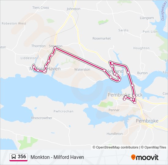 356 Route: Schedules, Stops & Maps - Llanion (Updated)
