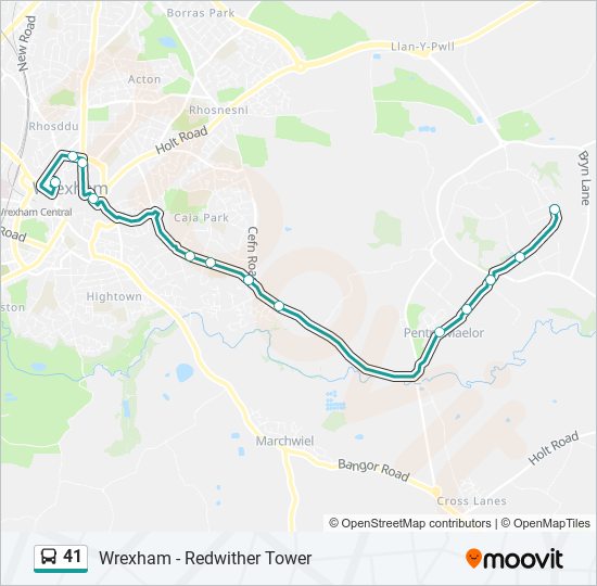 41 Route: Schedules, Stops & Maps - Redwither (Updated)