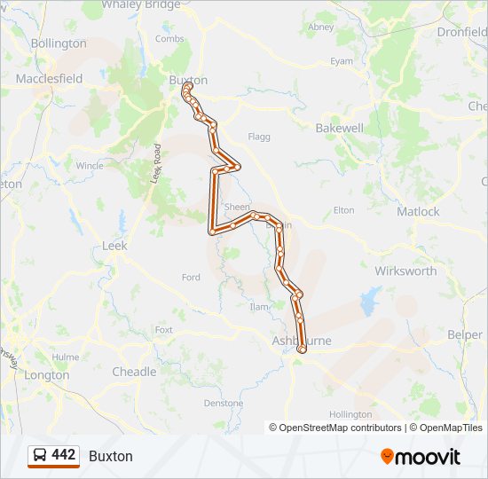 442 Route: Schedules, Stops & Maps - Buxton (Updated)