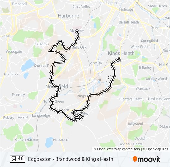 46 Route: Schedules, Stops & Maps - Queen Elizabeth Hospital (Updated)