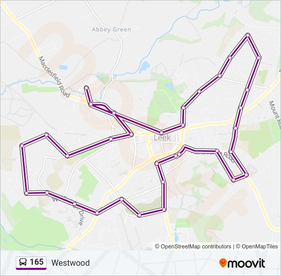 165 Route: Schedules, Stops & Maps - Westwood (Updated)