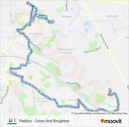 1 Route: Schedules, Stops & Maps - Houlton School (Updated)