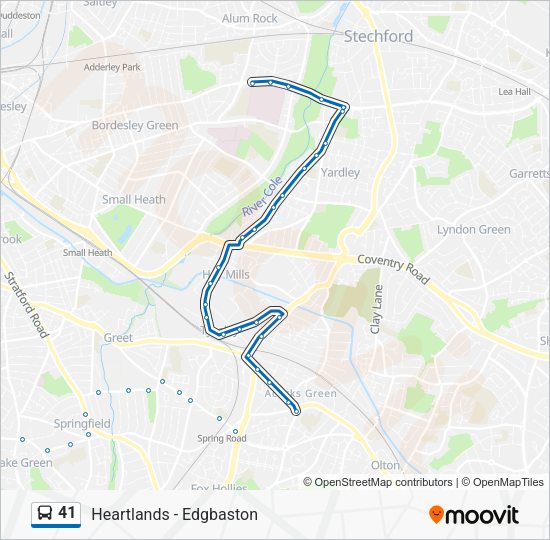 41 Route: Schedules, Stops & Maps - Alston Rd (Updated)