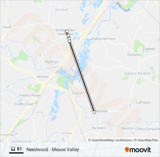 81 Route: Schedules, Stops & Maps - Edingale (Updated)