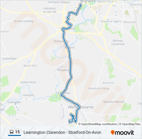 15 Route: Schedules, Stops & Maps - Warwick (Updated)