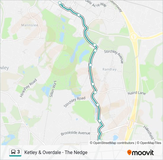 3 Route: Schedules, Stops & Maps - Burford (Updated)
