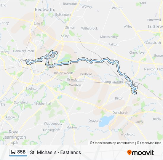 85B Route: Schedules, Stops & Maps - Bus Shelter (Updated)