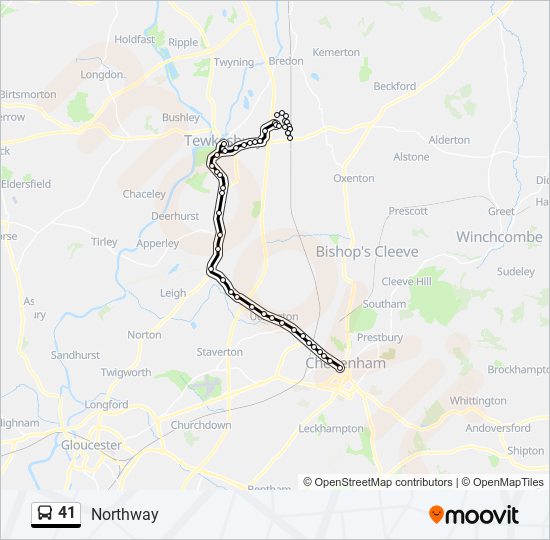 41 Route: Schedules, Stops & Maps - Northway (Updated)
