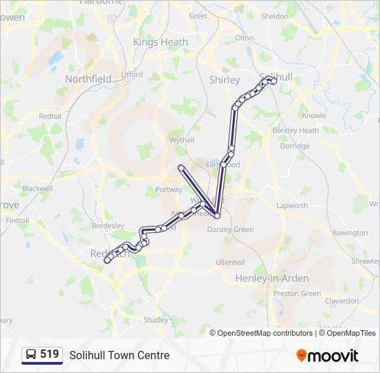 519 Route: Schedules, Stops & Maps - (Updated)
