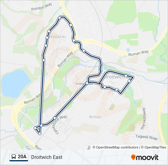 20a Route: Schedules, Stops & Maps - Westlands (Updated)