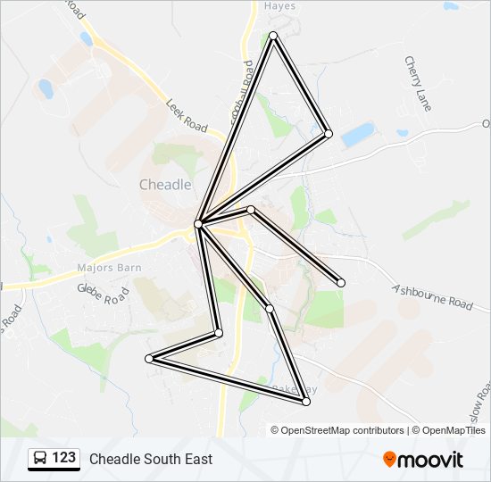 123 Route: Schedules, Stops & Maps - Hammersley Hayes (Updated)