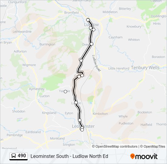 490 Route: Schedules, Stops & Maps - 206 (Updated)