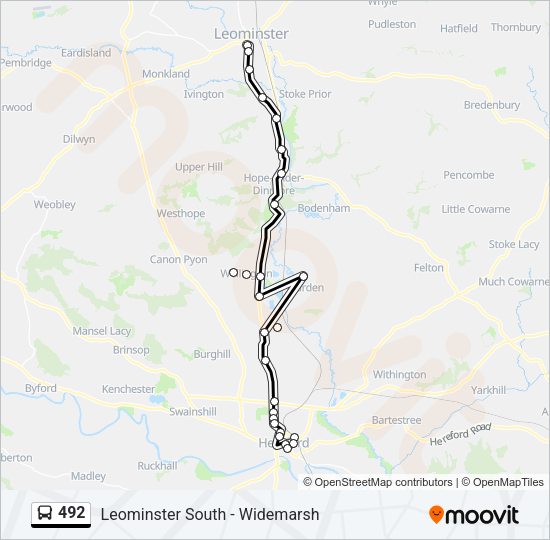 492 Route: Schedules, Stops & Maps - 220 (Updated)