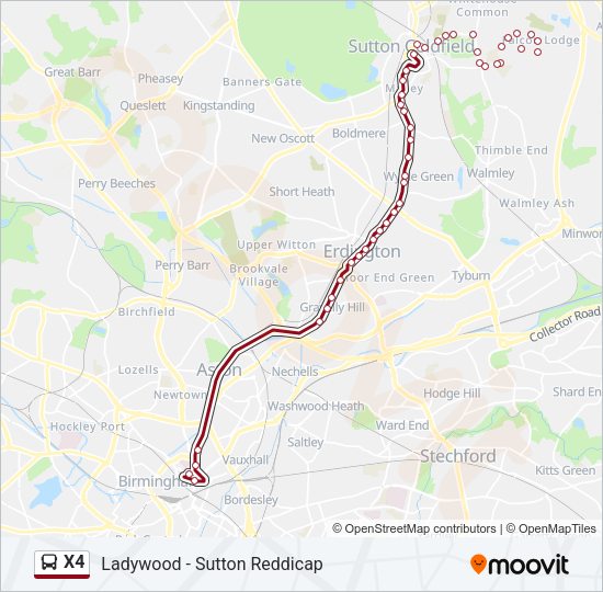 X4 Route: Schedules, Stops & Maps - Tesco Express (Updated)