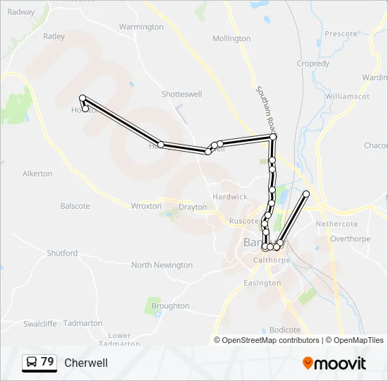 79 Route: Schedules, Stops & Maps - Banbury (Updated)