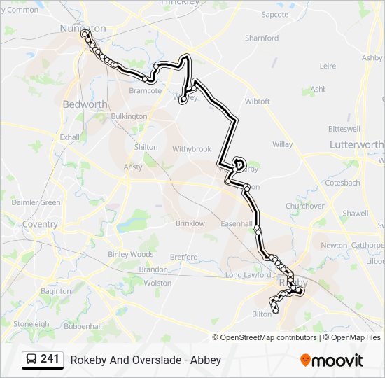 241 Route: Schedules, Stops & Maps - Three Cranes (Updated)