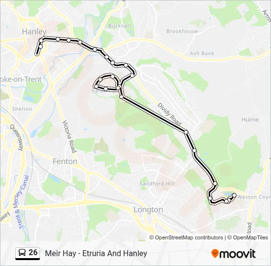 26 Route: Schedules, Stops & Maps - Glandore Road (Updated)