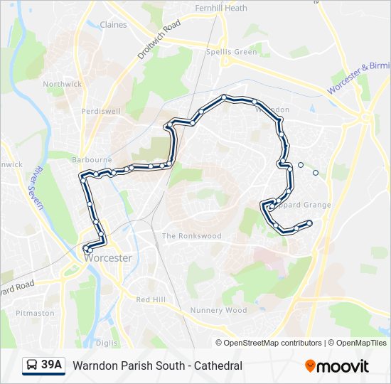 39A Route: Schedules, Stops & Maps - Fowler Avenue (Updated)