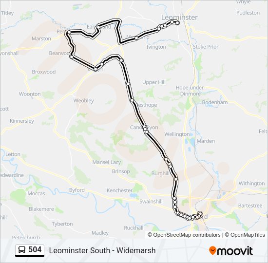 504 Route: Schedules, Stops & Maps - Hereford (Updated)