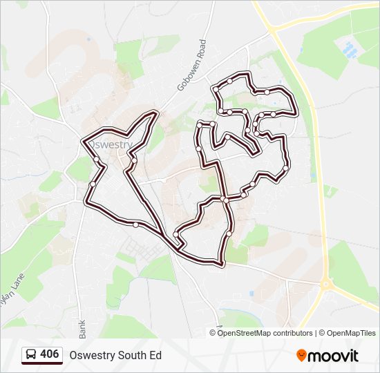 406 Route: Schedules, Stops & Maps - 406 (Updated)