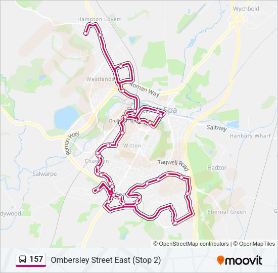 157 Route: Schedules, Stops & Maps - Ombersley Street East (Stop 2 ...