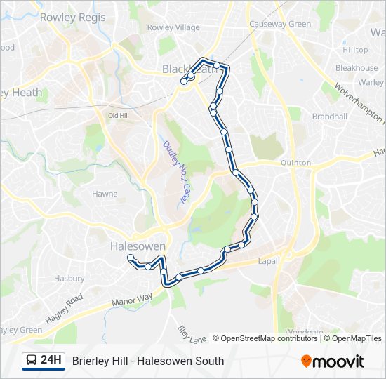 24H Route: Schedules, Stops & Maps - Sainsburys (Updated)