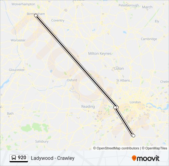 920 Route: Schedules, Stops & Maps - Gatwick Airport (Updated)