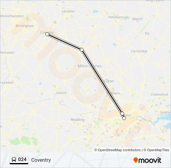 024 Route: Schedules, Stops & Maps - Coventry (Updated)