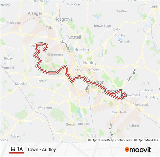 1A Route: Schedules, Stops & Maps - Church Street (Updated)
