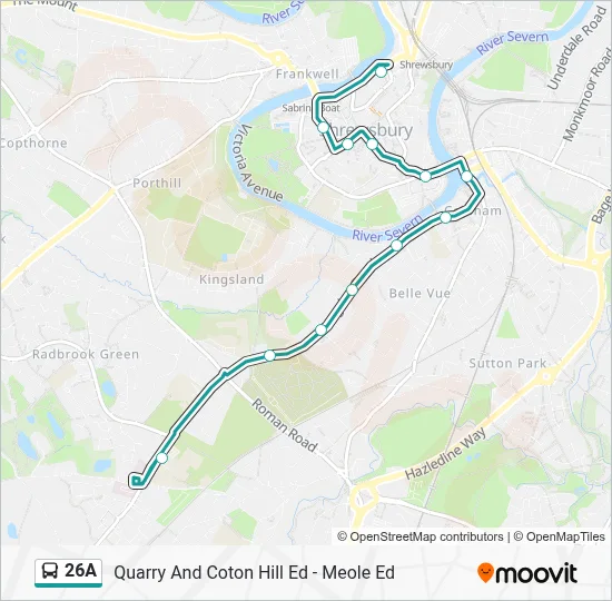 26A Route: Schedules, Stops & Maps - Bus Station (Updated)