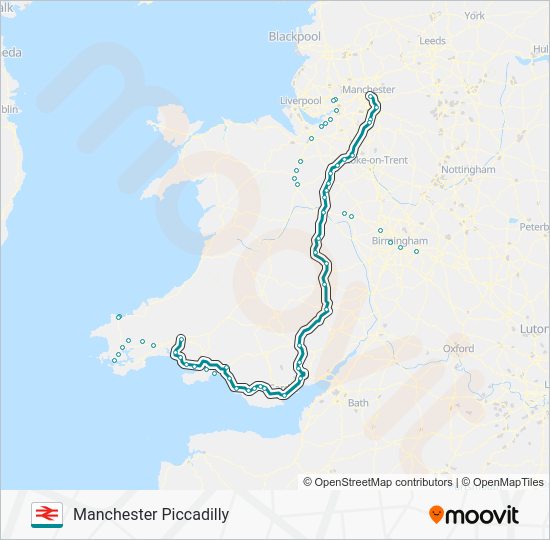 Train Map Wales This Is A Map Of The Great Western Railway System From